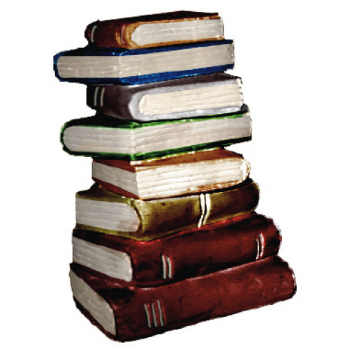 Stack of Books Statue